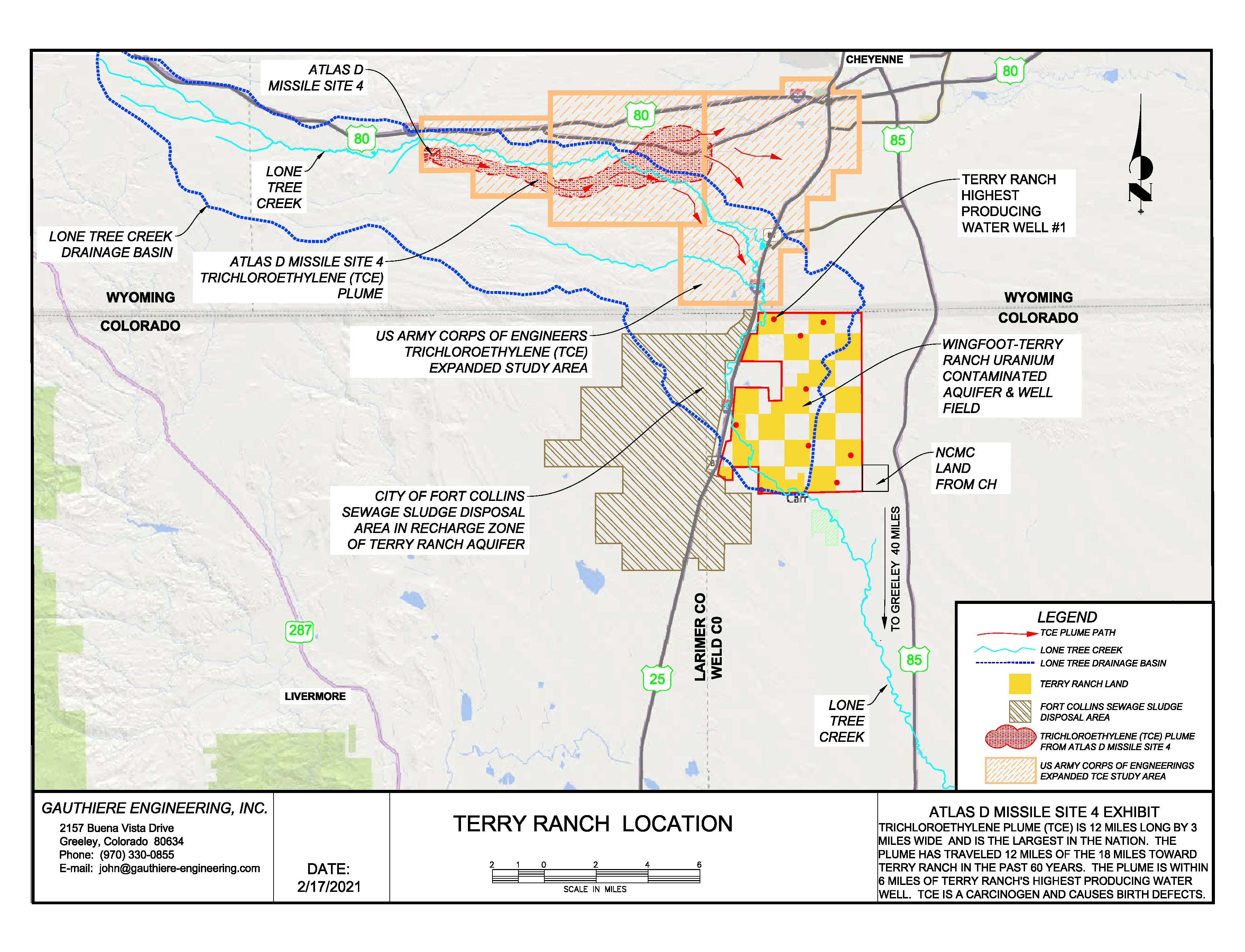 Terry Ranch in the Path of Nation’s Largest Trichloroethylene Plume ...